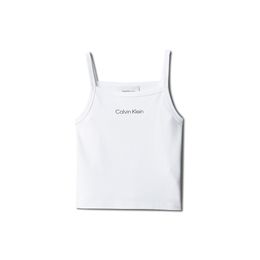 Calvin Klein Jeans Top 'Punto Milano' girl size 104 Black / White
