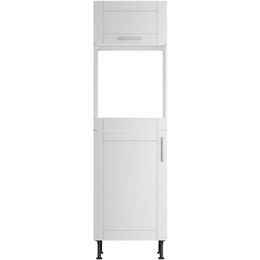 Optifit Backofen/K&uuml;hlumbauschrank &raquo;Ahus&laquo; Breite 60 cm grau hellgrau, B/H/T: 60cm x 211,8cm x 58,4cm, T&uuml;ren: 1 Stk.