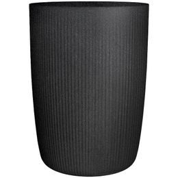 Scheurich Blumentopf &raquo;54/260 linetto high&laquo; schwarz Kunststoff &Oslash; 38,6cm
