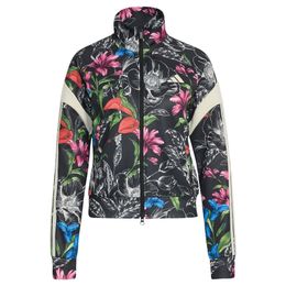 adidas Sportswear Sportjacke 'ADIDAS x FARM RIO HOUSE OF TIRO TRACK' Damen Gr&ouml;&szlig;e XXS gr&uuml;n / rot / schwarz / wei&szlig;
