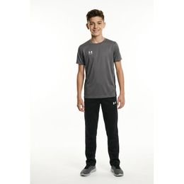 Under Armour Herren Sporthose &raquo;UA BRAWLER 3.0 TAPERED PANT f&uuml;r Jungs&laquo; sportlicher Schnitt, aus Polyester, Tapered Passform schwarz XS (122), N-Gr