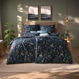 Estella Bettw&auml;sche &raquo;Tessa&laquo; Mako-Satin, Obermaterial: 100% Baumwolle B/L: 135cm x 200cm, 1 Stk., 2 Stk., Mako-Satin, B/L: 80cm x 80cm & 40cm x 80cm