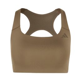 adidas Performance Sport-BH 'Optime' Damen Gr&ouml;&szlig;e S khaki / oliv