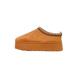 Super Mode Clogs 'Slipper zum Hineinschl&uuml;pfen' Damen Gr&ouml;&szlig;e 38 braun