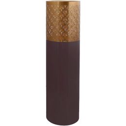 Kayoom Bodenvase &raquo;Bodenvase Art Deco 1115&laquo; lila Metall B/H/T: 25cm x 90cm x 25cm &Oslash; 25cm