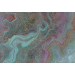 Livingwalls living walls Fototapete &raquo;Walls by Patel Marble 3&laquo; glatt Vlies, Wand, Schr&auml;ge blau Vlies B/L: 4m x 2,7m