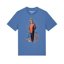 Watapparel Shirt 'Fancy Llama' Herren Gr&ouml;&szlig;e XXL hellblau / gelb / gr&uuml;n / beere / orange