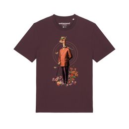 Watapparel T-Shirt ' Fancy Llama ' Herren Gr&ouml;&szlig;e L braun / mischfarben