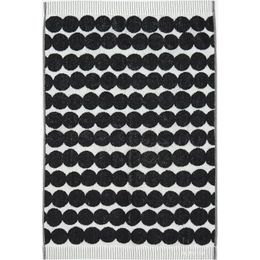 Marimekko Handtuch &raquo;R&Auml;SYMATTO&laquo; 100% Baumwolle, weich, 50 x 70 cm schwarz-wei&szlig; Frottee, Obermaterial: 100% Baumwolle B/L: 50cmx70cm, 1 Stk., Frottee