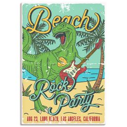 Artland Wandbild &raquo;Strand Party&laquo; 1 Stk. tlg. als Alubild, Leinwandbild, Poster, Wandaufkleber in verschied. Gr&ouml;&szlig;en bunt B/H/T: 70cm x 100cm, Leinwandbilder 