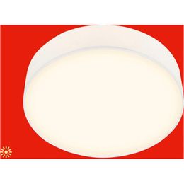 Briloner Leuchten LED Deckenleuchte &raquo;DUCK&laquo; LED-Modul 1 Stk. 38x10,5 cm, Wohnzimmer, Schlafzimmer, Flur, K&uuml;che 1, H: 21cm, 1 Stk.