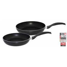 ELO Pfannen-Set &raquo;Ducto 2 teilig&laquo; Aluminium Set, je 1 Bratpfanne &Oslash; 20/28 cm, 2 Stk. tlg. Induktion schwarz Einheitsgr&ouml;&szlig;e