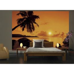 Komar Fototapete &raquo;Papier Fototapete - Sunset - Gr&ouml;&szlig;e 368 x 254 cm&laquo; Motiv bedruckt glatt Papier B/L: 3,68m, Rollen: 1
