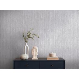 Livingwalls living walls Vliestapete &raquo;Smart Surfaces Holz-Optik Tapete Mustertapete Struktur-Optik Natur&laquo; leicht gl&auml;nzend strukturiert Vliestapete Metallic-Effekt