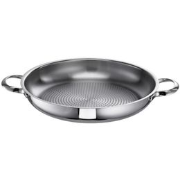 Schulte Ufer SCHULTE-UFER Servierpfanne &raquo;Romana i&laquo; Edelstahl 1 Stk. tlg. Kugelpr&auml;gung, Induktion silber &Oslash; 24cm