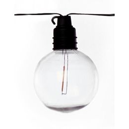 Luxform LED-Lichterkette &raquo; Solar Samos&laquo; 1 Stk.-flammig LED-Lichterkette, Solarenergie, IP44 transparent Flammen 1 Stk., Gesamtl&auml;nge 3,8m