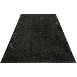 Esprit Hochflor-Teppich &raquo;Swagger Shag ESP-8866&laquo; rechteckig 30 mm H&ouml;he Wohnzimmer, Schlafzimmer, uni, waschbar, Antirutsch, gekettelt grau Polypropylen B : 