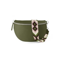 Lepelou G&uuml;rteltasche 'JUNA large' Damen Gr&ouml;&szlig;e 30 cm x 19 cm x 9 cm dunkelgr&uuml;n