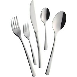 Mulex Besteck-Set &raquo;Vermont&laquo; chlichtes Design, stimmige Proportionen silber Chromnickelstahl 18/10 30 Stk.