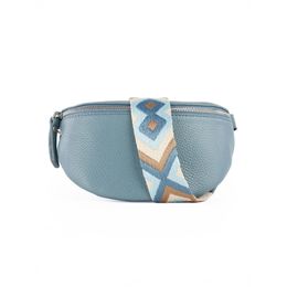 Lepelou G&uuml;rteltasche 'JUNA small' Damen Gr&ouml;&szlig;e 22 cm x 13 cm x 6 cm blau