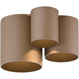 Neuhaus PURE LED Deckenleuchte &raquo;PURE Point&laquo; LED-Board 1 Stk. Warmwei&szlig; Dimmf&auml;hig per separatem Tronicdimmer, IP44 braun 1, H: 12,5cm, 1 Stk.