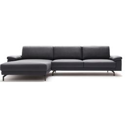 Creation BY ROLF BENZ Ecksofa &raquo;CR.450 elegantes Designsofa mit hohem Sitzkomfort&laquo; schwarz B/H/T: 274cm x 95cm x 178cm, Leder OSKAR, Recamiere links