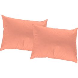 Adam Dekokissen &raquo;Uni Collection&laquo; aus zertifizierter Bio-Baumwolle, Kissenh&uuml;lle ohne F&uuml;llung, 1 St&uuml;ck orange Baumwolle B/L: 40cm x 60cm, 1 Stk.