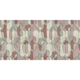 Livingwalls living walls Fototapete &raquo;Walls by Patel Ritz&laquo; glatt Vlies, Wand rosa Vlies B/L: 5m x 2,5m