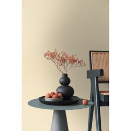 Livingwalls living walls Vliestapete &raquo;Smart Surfaces einfarbige Tapete Unitapete Struktur-Optik Landhaus&laquo; matt strukturiert Vliestapete Textil-Optik f&uuml;r 