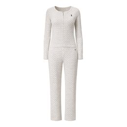 Polo Ralph Lauren Pajama ' Polo Pointelle ' female size L Blue / Light grey / Off white