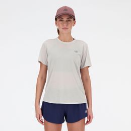 New Balance Funktionsshirt 'Athletics' Damen Gr&ouml;&szlig;e S hellgrau