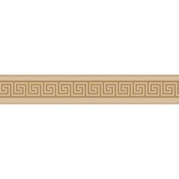 A.S. Cr&eacute;ation Bord&uuml;re &raquo;Only Borders 11&laquo; Motiv geometrisch grafisch strukturiert Tapete Bord&uuml;re Geometrische Bord&uuml;re Metallic Borte Wohnzimmer Flur gold Vlies B/L: 