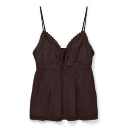 V&eacute;ro Moda Vero Moda Top 'VMDina' Damen Gr&ouml;&szlig;e L dunkelbraun