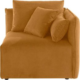 OTTO home Sofa-Eckelement &raquo;N&ouml;re&laquo; Modul - zum Zusammenstellen; in vielen Bezugsqualit&auml;ten und Farben gelb 92% Polyester, 8% Polyamid Samtcord