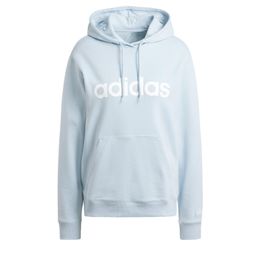 adidas Sportswear Sportsweatshirt 'Essentials Linear' Damen Gr&ouml;&szlig;e XXXL/4XL hellblau / wei&szlig;