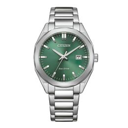 Citizen Damen Solaruhr Armbanduhr, Damenuhr, Herrenuhr, Edelstahlarmband, analog, Big Date Einheitsgr&ouml;&szlig;e