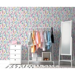 A.S. Cr&eacute;ation Vliestapete &raquo;Aquarell Dreams Bl&uuml;mchen-Tapete Mustertapete Blumen Blumen&laquo; matt glatt Vliestapete Blumen f&uuml;r Schlafzimmer K&uuml;che Wohnzimmer Bl&uuml;mchen 