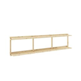 Karup Design Wandregal &raquo;Groove Shelving Wide, Wandregal, Aufbewahrung, Deko, Platzsparend&laquo; (B/T/H ca: 192x25,5x47,5cm), inkl. 6 Abnehmbare Regalb&ouml;den aus FSC -