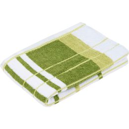 G&ouml;zze Duschtuch &raquo;Berlin Streifen&laquo; gr&uuml;n Frottier, Obermaterial: 100% Baumwolle B/L: 70cmx140cm, 1 Stk., Frottier