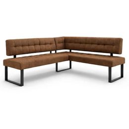 Home Affaire Eckbank &raquo;Mia K&uuml;chenbank, Polsterbank, Esszimmerbank, 207x167 cm&laquo; Moderne Bank und Farben, Sitzplatzanzahl: 5, Frei in Raum stellbar braun