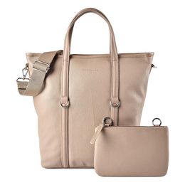 Tom Tailor Shopper 'Jamila' Damen Gr&ouml;&szlig;e One Size taupe