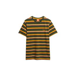 Superdry & Co T-Shirt 'Essentials' Herren Gr&ouml;&szlig;e L dunkelgelb / oliv / orange / feuerrot