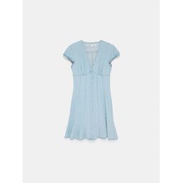 Dilvin Mini Kleid Damen Gr&ouml;&szlig;e 40 blue denim Sommerkleid