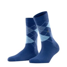 Burlington Herren Socken &raquo;Whitby&laquo; Einheitsgr&ouml;&szlig;e 36-41, Argyle-Muster, weiche Haptik blau 36-41