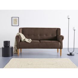 Home Affaire K&uuml;chensofa &raquo;Moro Couch mit Federkern, bequem, Breite&laquo; in verschiedenen Stoffe und Farben braun B/H/T: 174cm x 99cm x 73cm, Luxus-