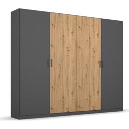 Rauch Dreht&uuml;renschrank &raquo;Miro&laquo; moderner Farbmix, Breiten 181-226, H&ouml;he 210 cm MADE IN GERMANY grau Holzwerkstoff B/H/T: 226cm x 210cm x 54cm