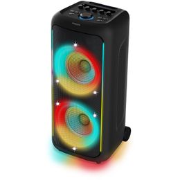 Philips Party-Lautsprecher &raquo;TAX5000E&laquo; Stereo (Bluetooth Bass- und Lautst&auml;rkeregelung Beleuchtungseffekte Extra Bass Kabellos Karaoke-f&auml;hig Lautst&auml;rkeanpassung