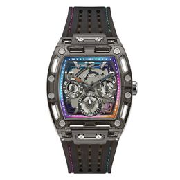 Guess Herren Multifunktionsuhr &raquo;PHOENIX&laquo; Quarzuhr, Armbanduhr, Herrenuhr, Silikonarmband, analog, Wochentag bunt Einheitsgr&ouml;&szlig;e