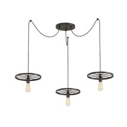 NOWA H&auml;ngeleuchte &raquo;JAN&laquo; E27 1 Stk. H&auml;ngelampe Esszimmer-Leuchte Esstischleuchte Wohnzimmer schwarz &Oslash; 18cm, 1 Stk.