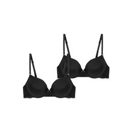 Triumph Push-up-BH ' Lovely Micro ' Damen Gr&ouml;&szlig;e 70 schwarz